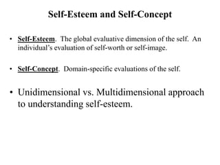 Self esteem | PPTX