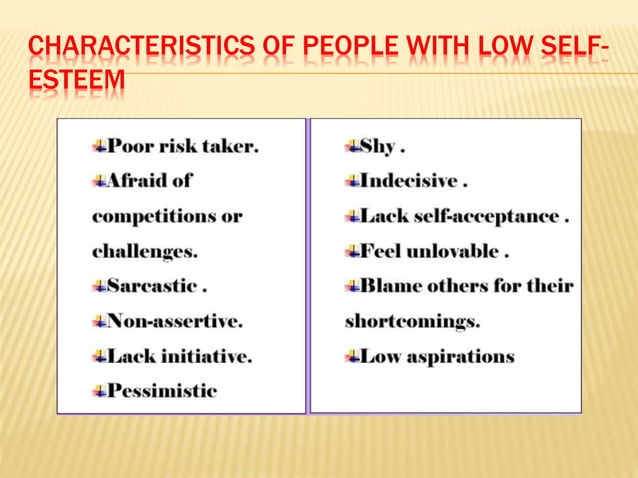 Self esteem | PPT