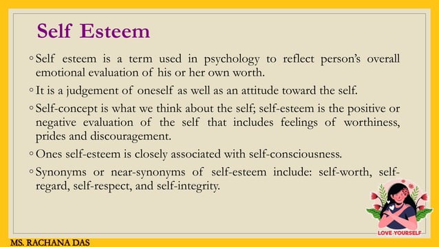 Self Esteem Self Aeeness And Self Concept Ppt 3857