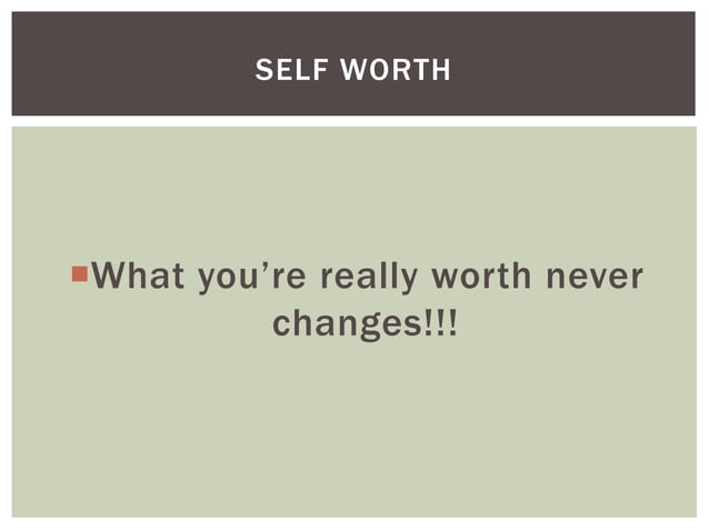 Self esteem and character pp | PPTX