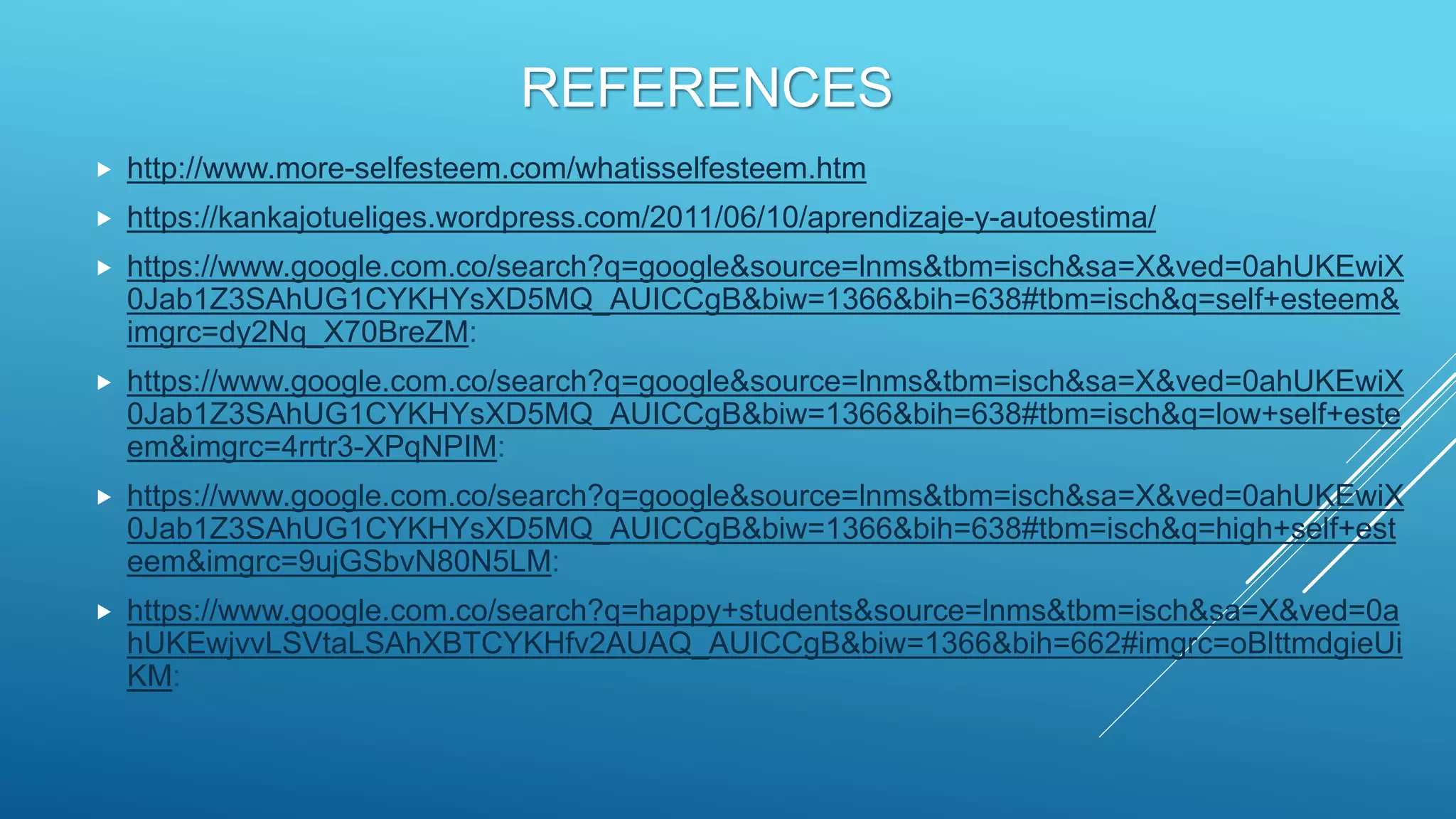 Self esteem and learning | PPTX