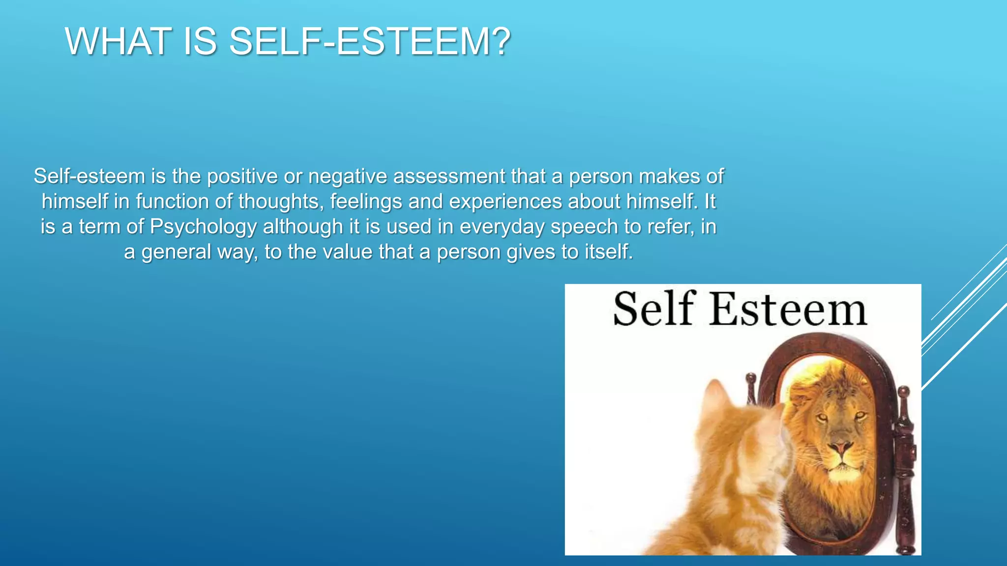 Self esteem and learning | PPTX