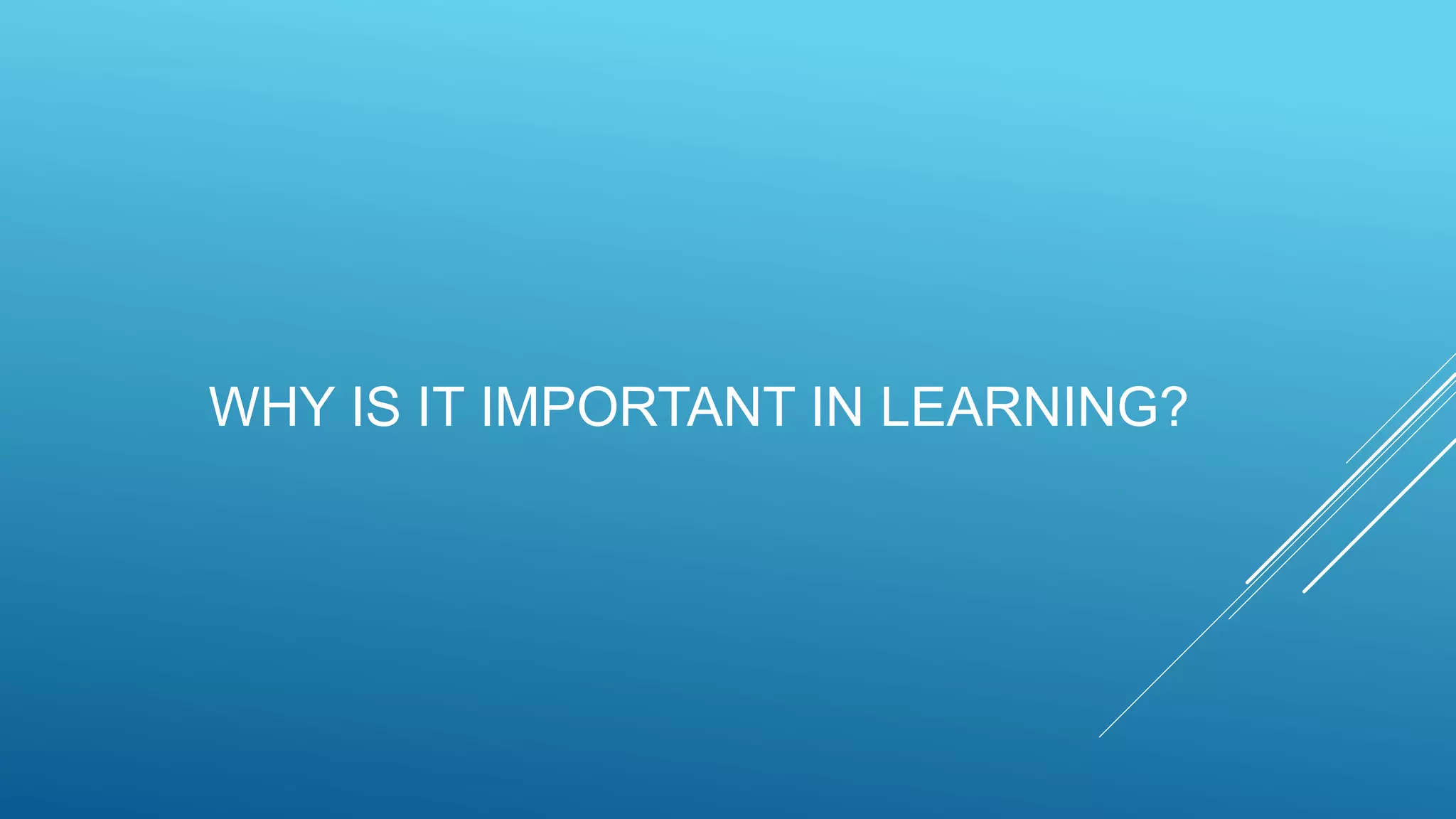 Self esteem and learning | PPTX