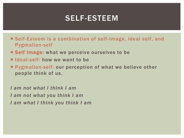 Self-Esteem PowerPoint | PPT