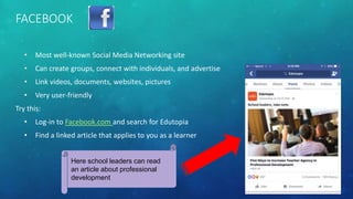 AET/562 Team D: Self guided social media training manual | PPTX | Social Networking | Internet