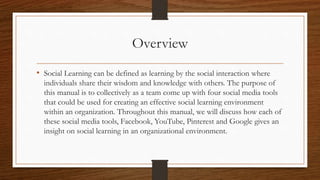 Self Guided Social Media Training Presentation | PPT