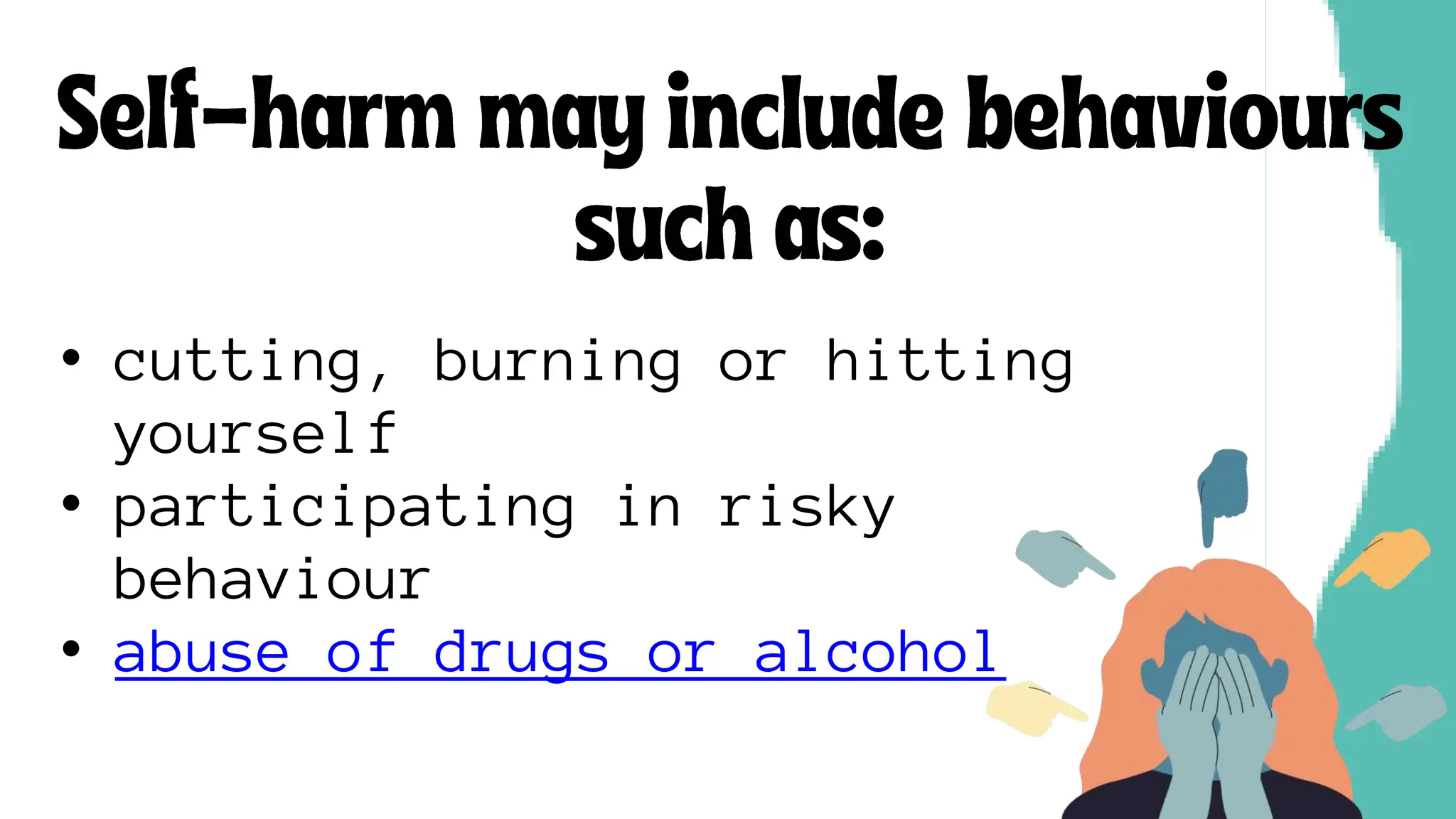 Self-harm-and-suicidality and its warnings -ppt | PPTX