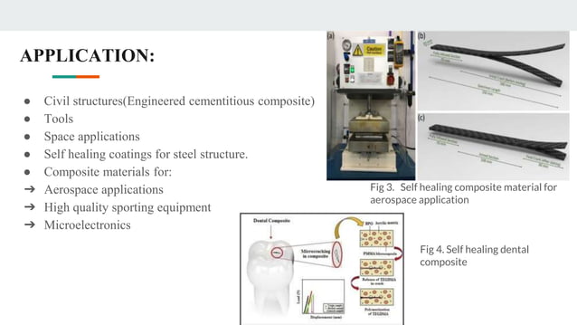 Self - Healing composites presentation including everything | PPTX