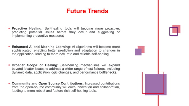 Self Healing Test Automation Framework Healenium Pptx Computing Technology And Computing