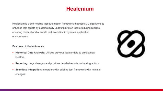 Self Healing Test Automation Framework Healenium Pptx Computing Technology And Computing