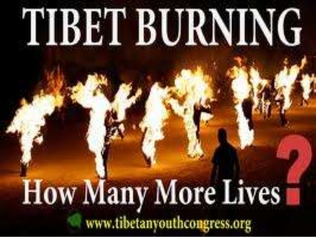 Self immolation in tibet photos