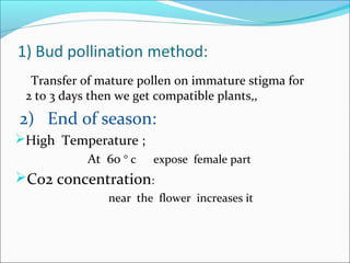 Self incompatibility in plants | PPT | Infertility | Reproductive Health