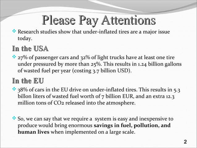 Self inflating-tyre-systems | PPT
