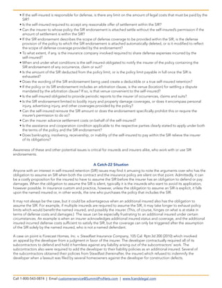 Self-Insured Retentions Part 2: An Examination of the Uses and Problems ...