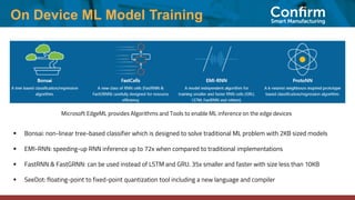 ECML PKDD 2021 ML meets IoT Tutorial Part II: Creating ML based Self learning IoT Devices | PDF