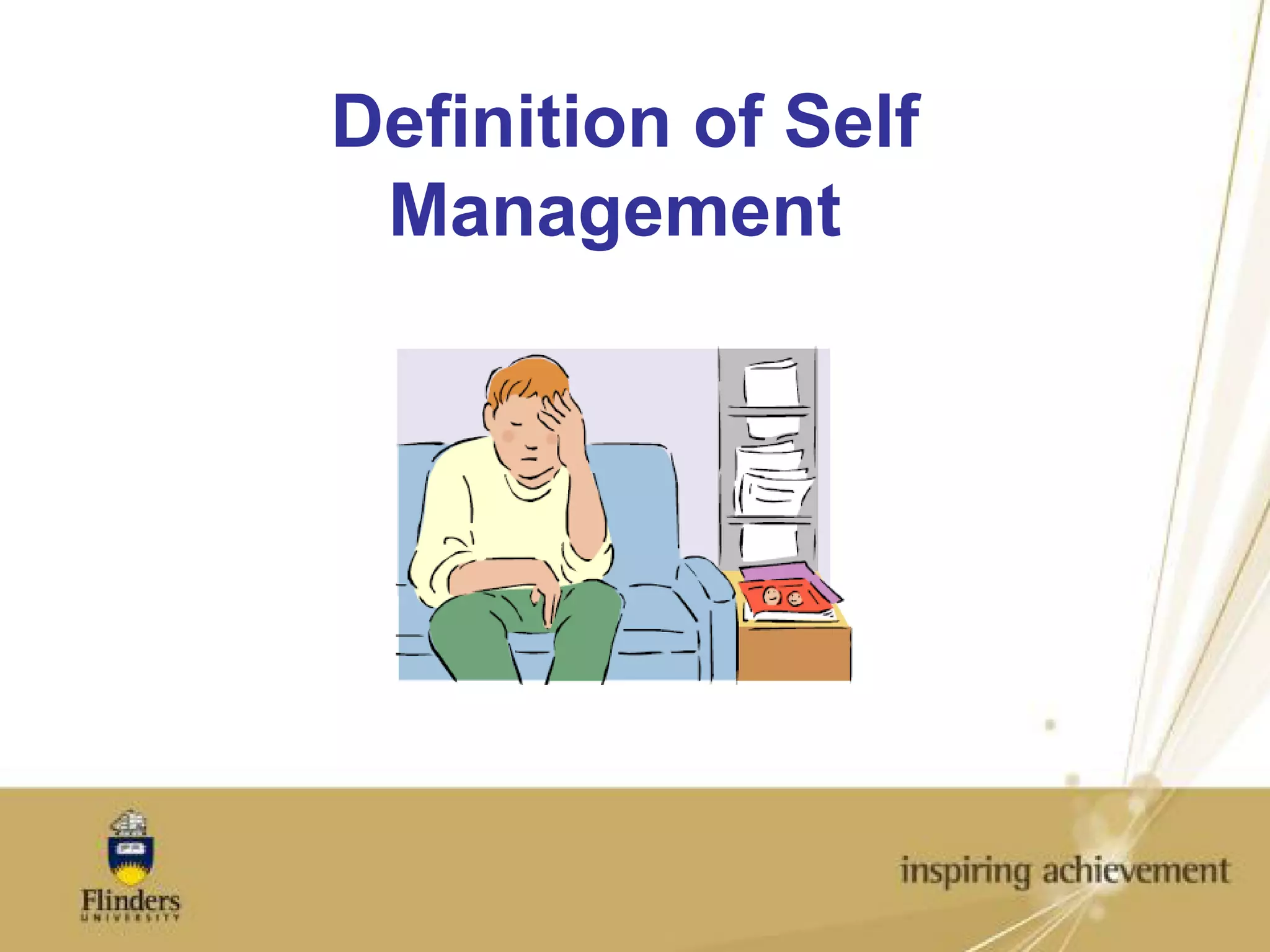 Self management | PPT