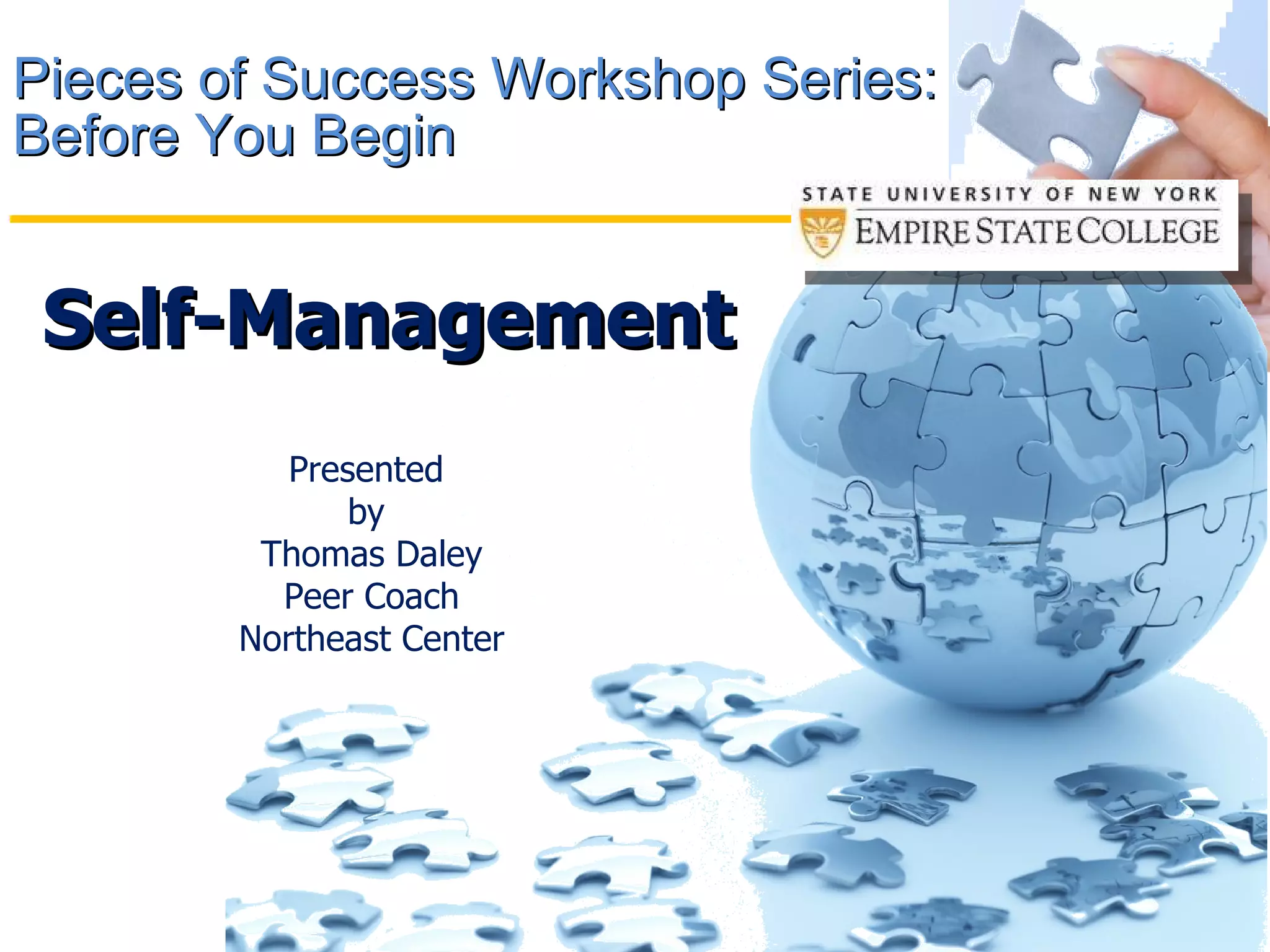 Self management | PPT