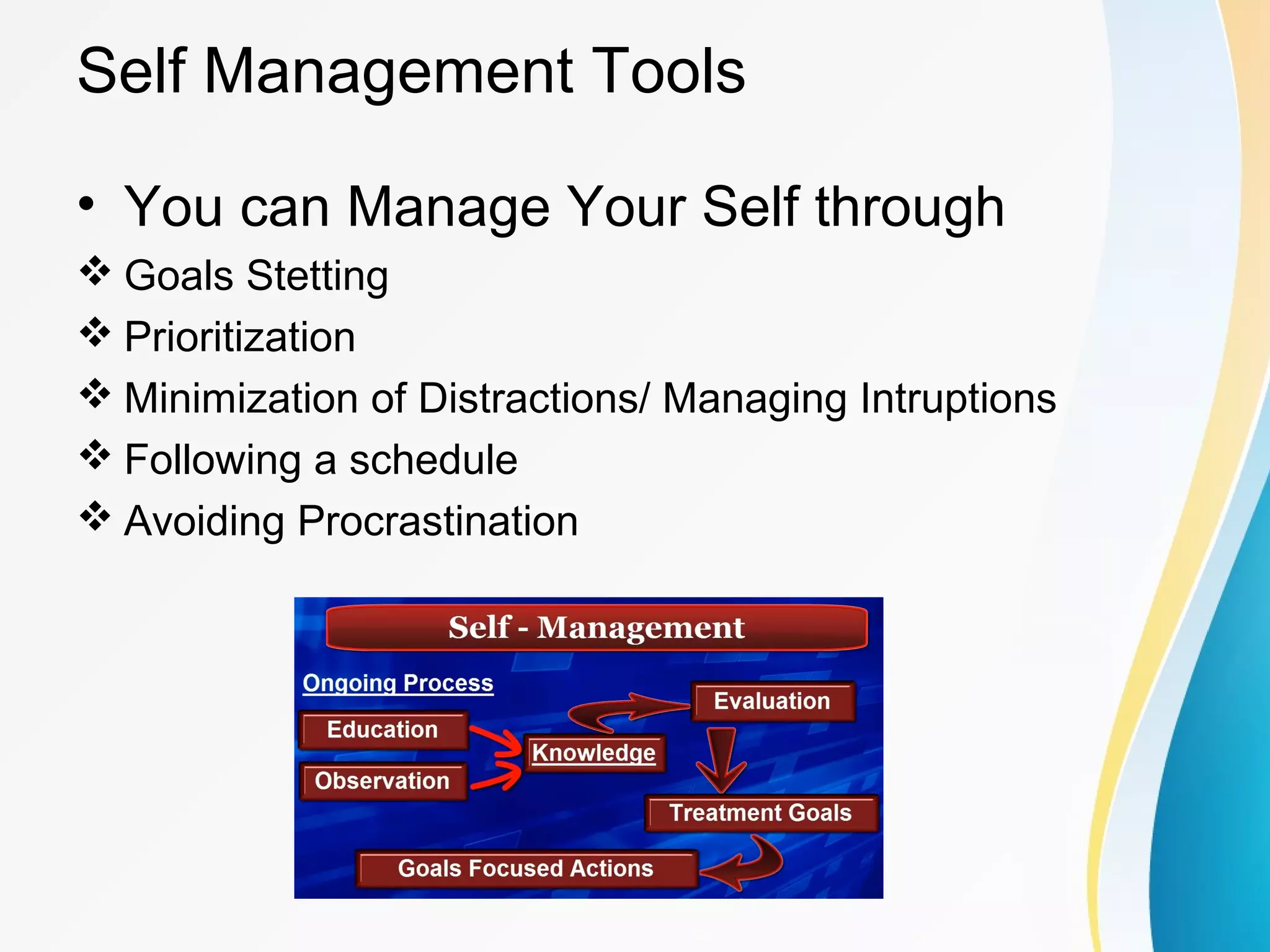 Self management | PPT