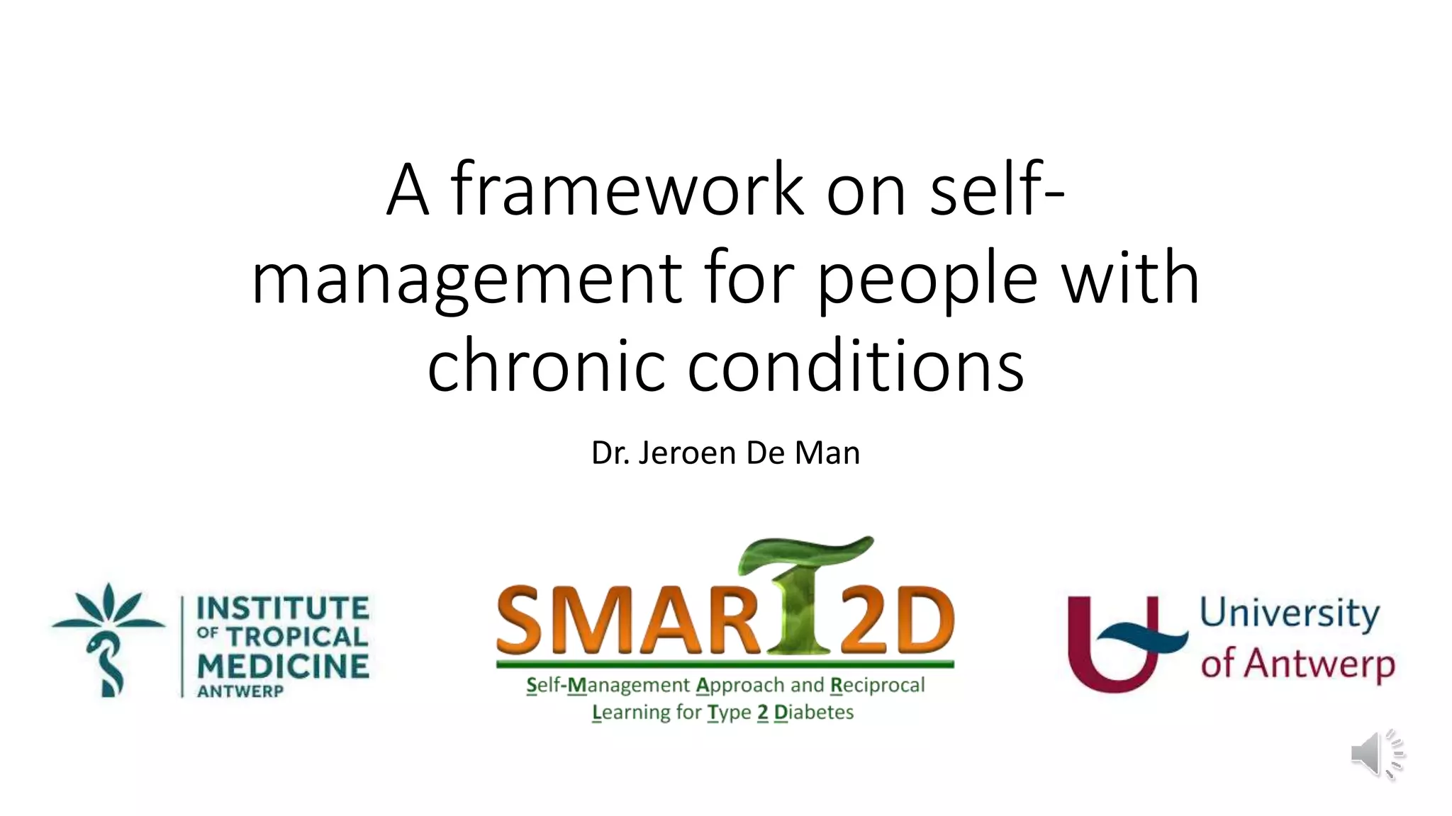 Self-management for people with chronic conditions | PPSX