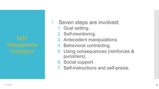 Self managment | PPT