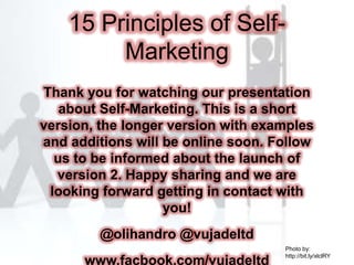 Self marketing | PPTX