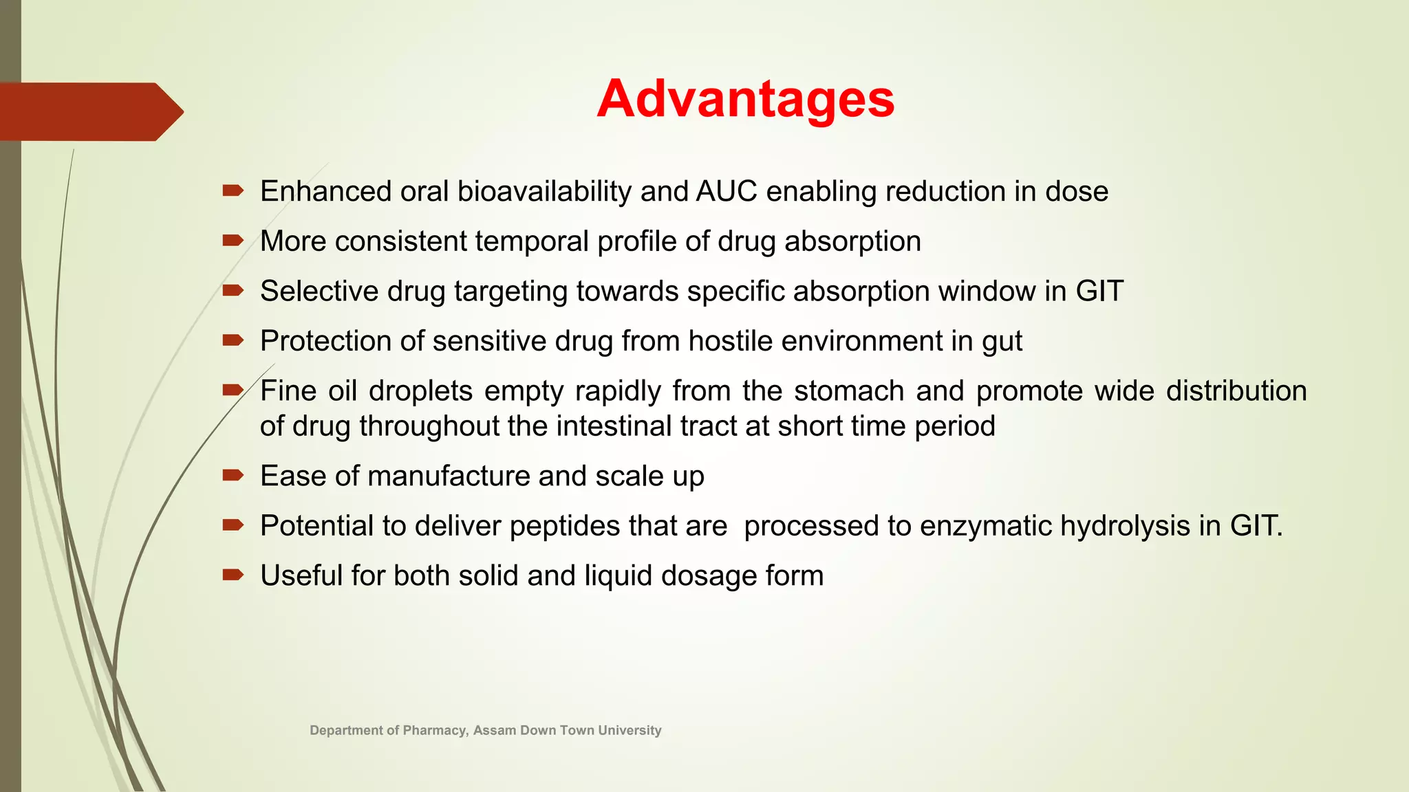 Self micro-emulsifying drug delivery system (SMEDDS) | PPTX