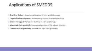 Self- microemulsifying drug delivery systems (SMEDDS).pptx