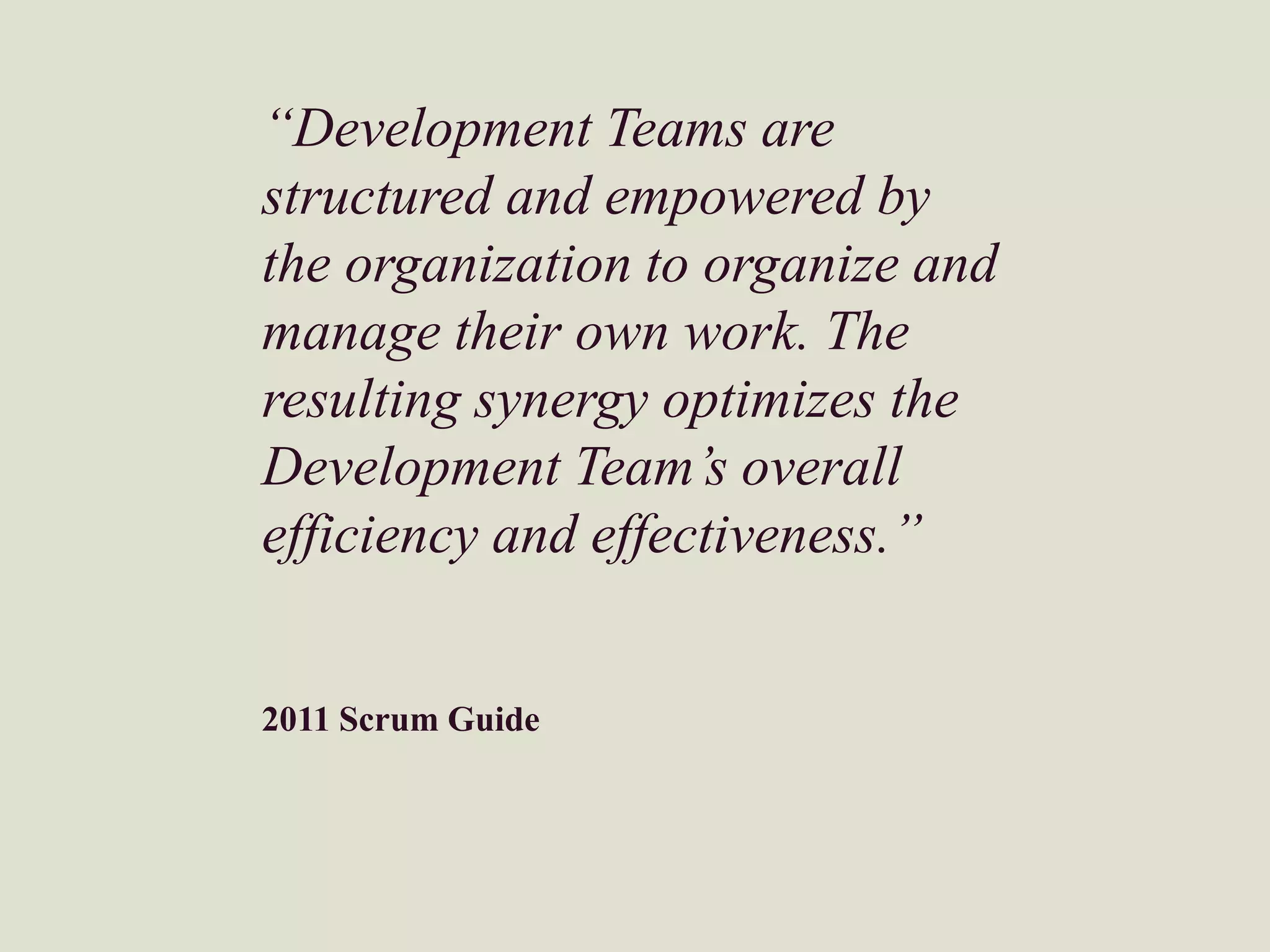 Self-Organizing Teams In Scrum | PPTX