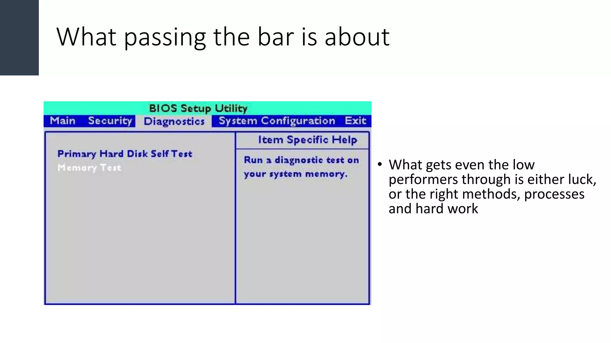 Mnemonics and self-pedagogics for law students - Passing the bar with two weeks or prep | PPT