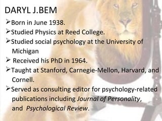 Self perception theory | PPT