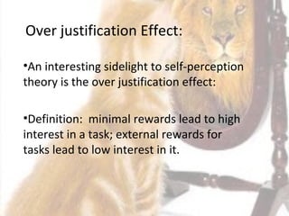 Self perception theory | PPT