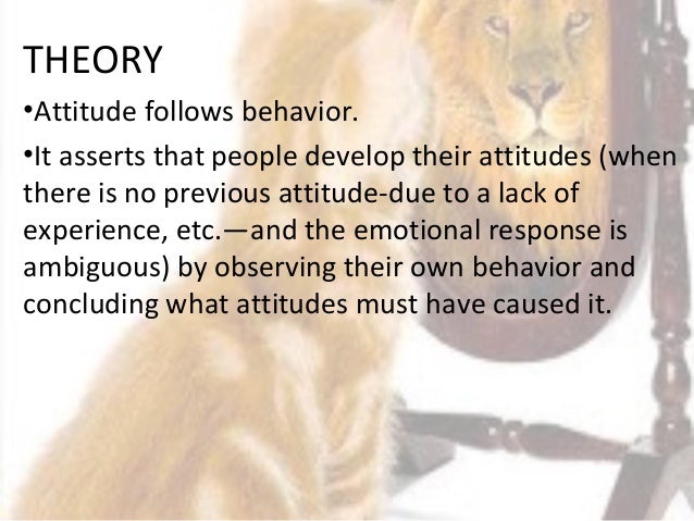 Self perception theory