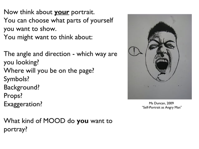 Introducing the Self Portrait | PPT