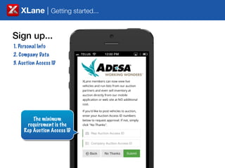 XLane MobSelf posting made easy-adesa copy | PDF