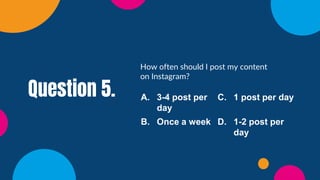 Self Practice Exercise: Instagram Marketing | PDF