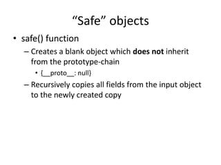 Self-Protecting JavaScript: A Lightweight Approach to Enforcing ...