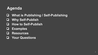 Self publishing explained | PDF