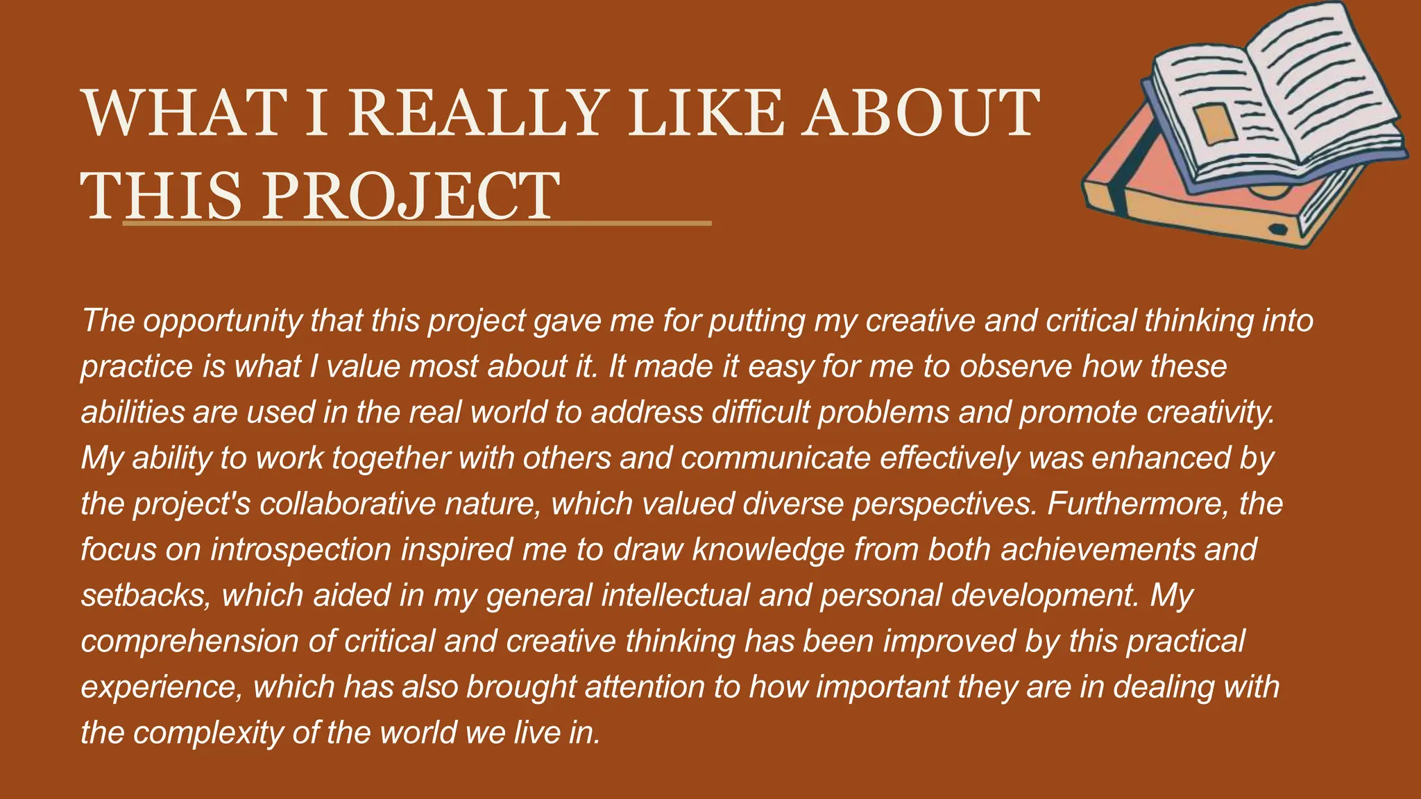 SELF-REFLECTION PORTFOLIO CRITICAL THINKING .pptx