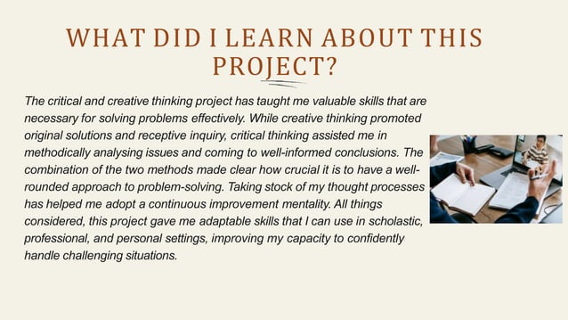 SELF-REFLECTION PORTFOLIO CRITICAL THINKING .pptx