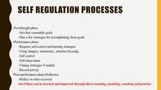 Self regulated learning | PPTX