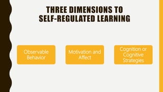Self regulated learning | PPTX