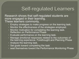 Self regulated learning | PPTX