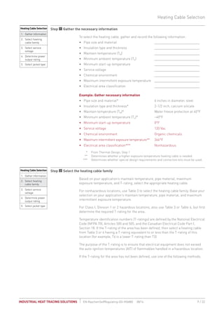 Self Regulating Heat Trace Guide | PDF