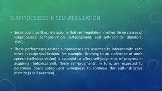 Self regulation | PPTX