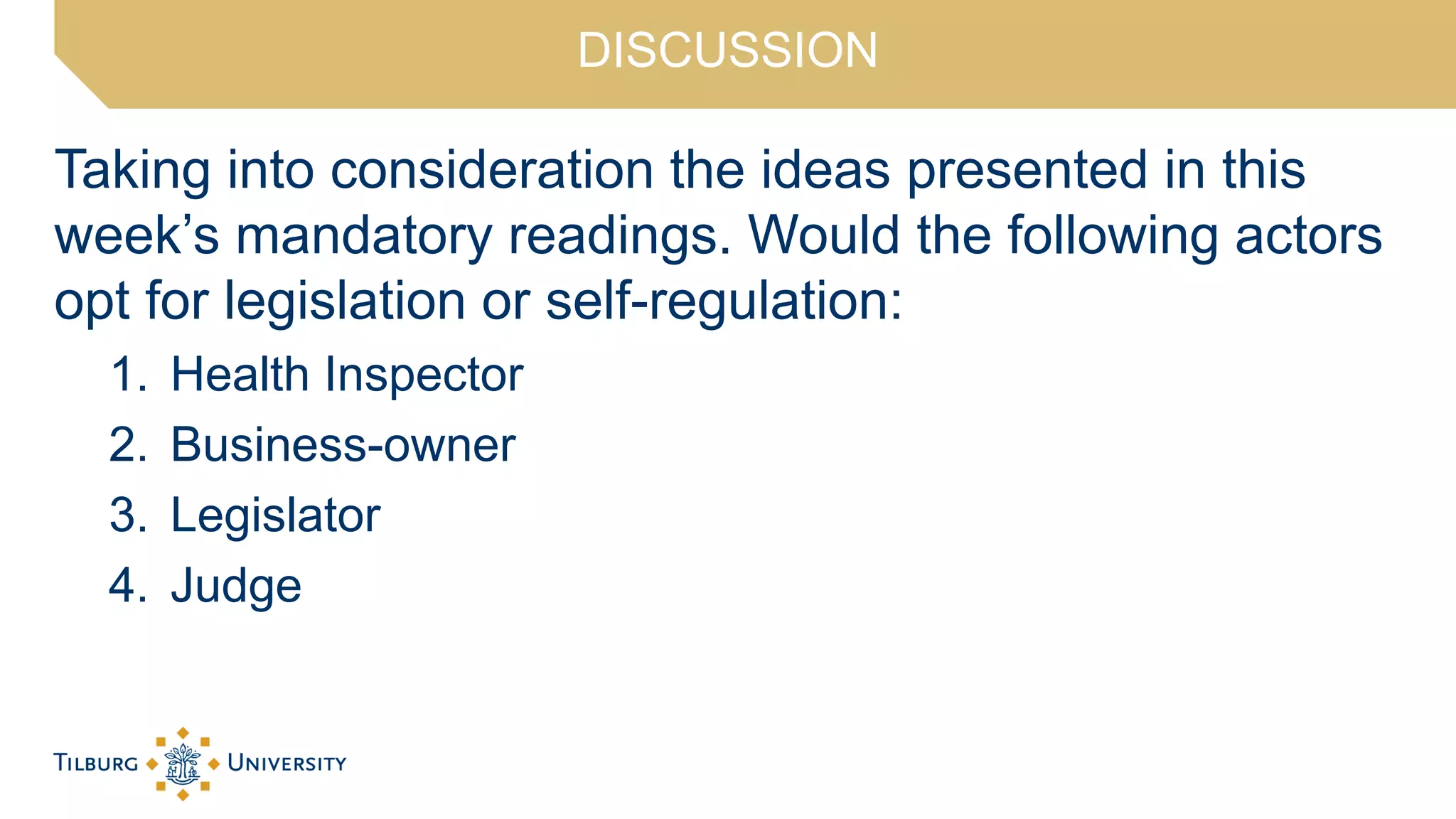 Self Regulation and Responsive Regulation | PDF | Financial Regulation ...