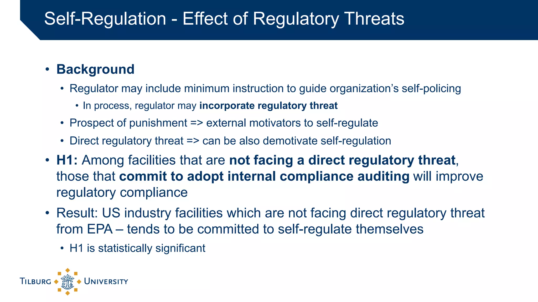 Self Regulation and Responsive Regulation | PDF | Financial Regulation ...