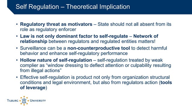 Self Regulation and Responsive Regulation | PDF | Financial Regulation ...