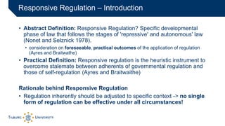 Self Regulation and Responsive Regulation | PDF | Financial Regulation ...