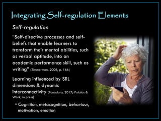 Self regulation elements in the adult literacy blended learning ...