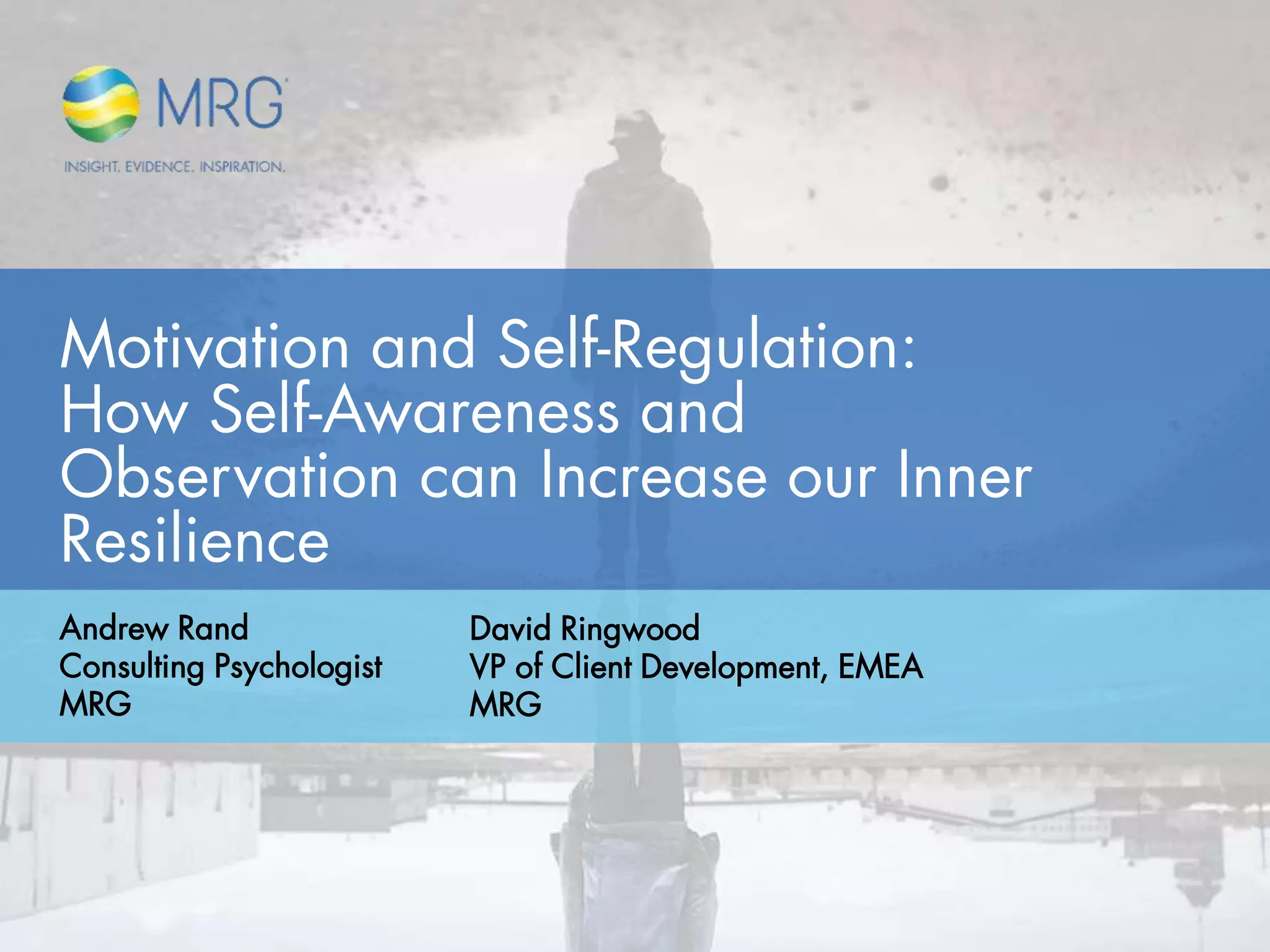 Motivation and Self-Regulation: How Self-Awareness and Observation can ...